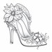 50 Page Boujee Chic Footwear Coloring Book, Volume 2, PDF 8.5"x 11" - Etsy