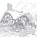 10 Page Sample Homes of the Shire Coloring Book Childrens Adult Volume ...