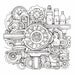 Steampunk, Square Pipe, Mandala, Coloring Book, Anxiety, Depression ...