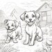 66 Page Wild Animal Coloring Book Children bonus 11 Page Dog - Etsy