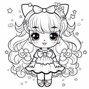 Fairy Kei Style Animal Coloring Book, Adult, Children, Any Age ...