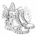 50 Page Boujee Chic Footwear Coloring Book, Volume 2, PDF 8.5"x 11" - Etsy