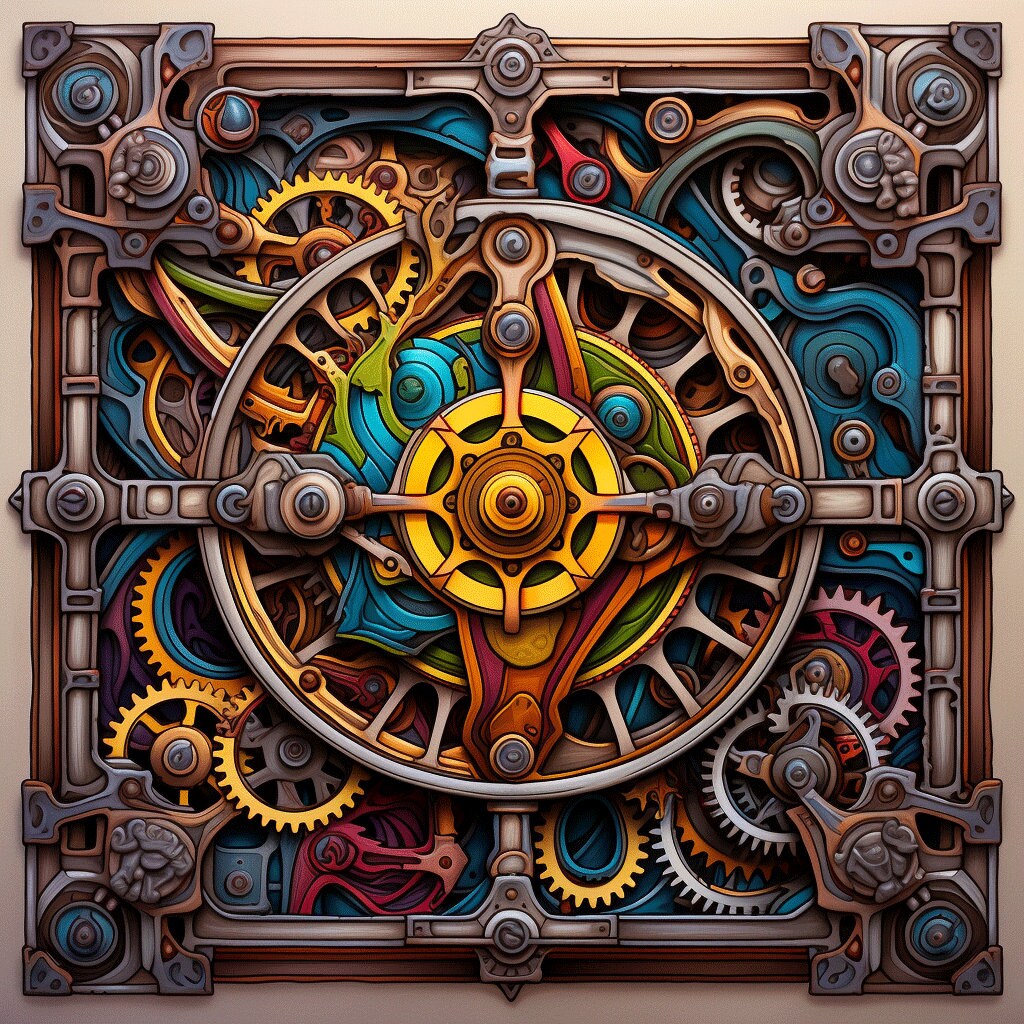 Steampunk, Square Pipe, Mandala, Coloring Book, Anxiety, Depression ...