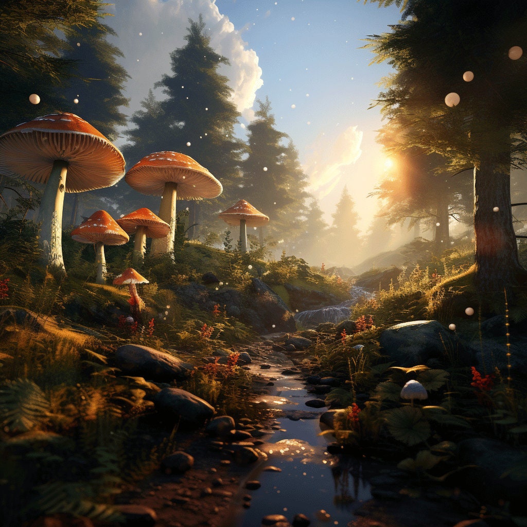 Mushroom Coloring Book Fantastic Fungi Magic Mushrooms - Etsy