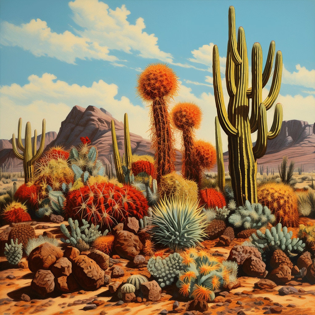 50 Page Floral Cactus & Succulent Coloring Book, Printable PDF ...