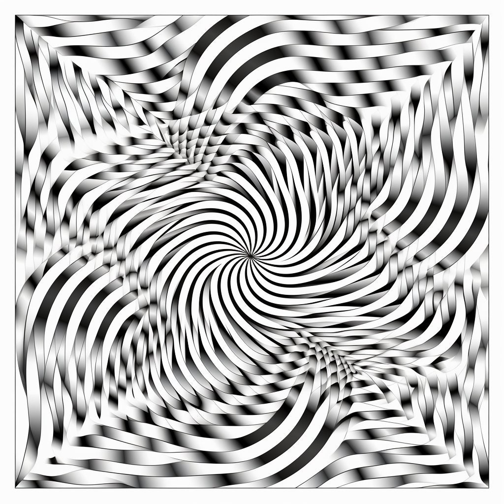 Illusion Patterns, Fun, Optical Illusion Coloring Book Volume 1 8.5"x11 ...