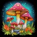 Mushroom Coloring Book Fantastic Fungi Magic Mushrooms - Etsy
