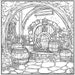 50 Page Interiors of the Shire Coloring Book Childrens Adult Volume 1 8 ...