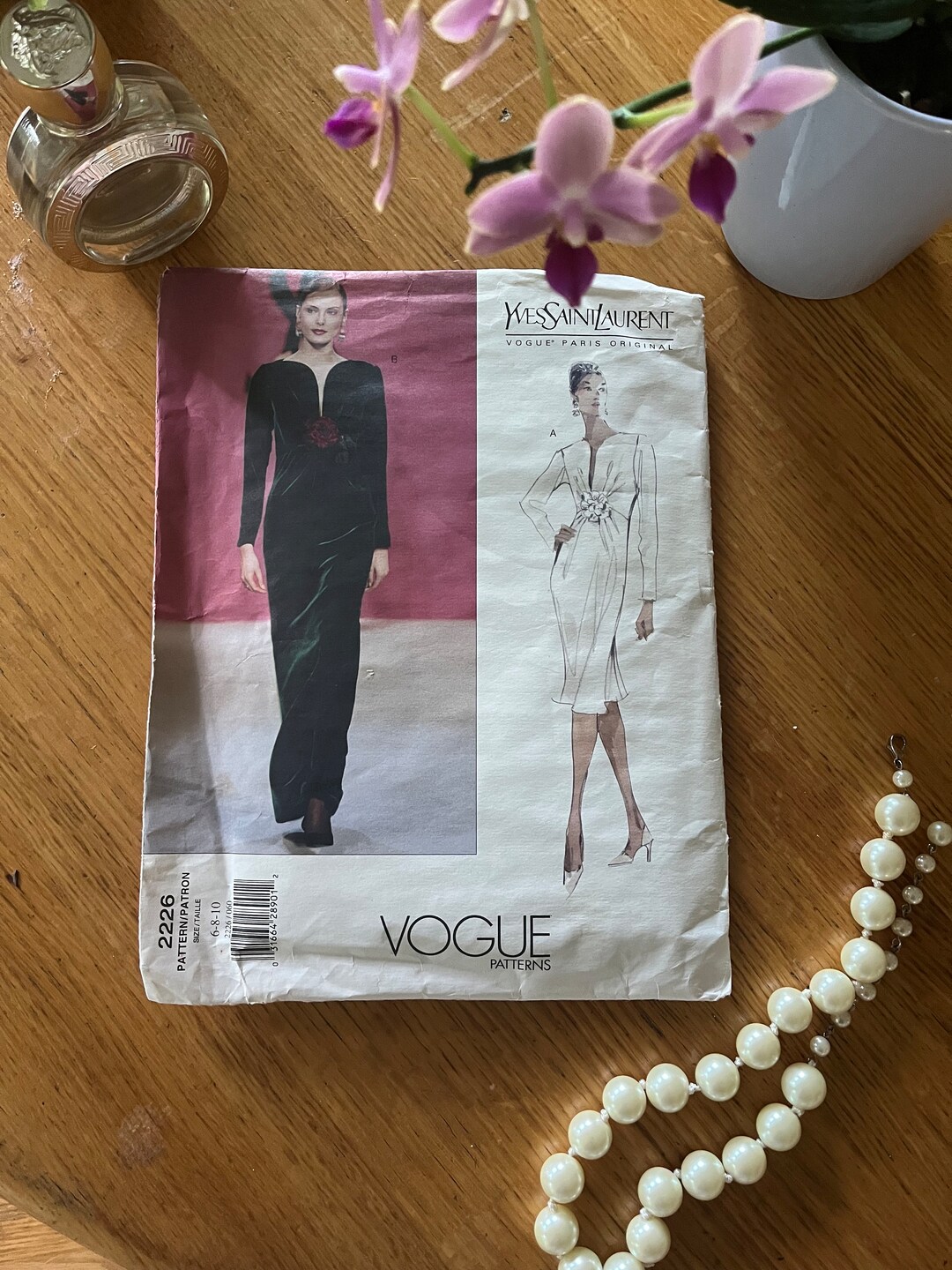 Vogue 2226 Yves Saint Laurent Pattern - Etsy