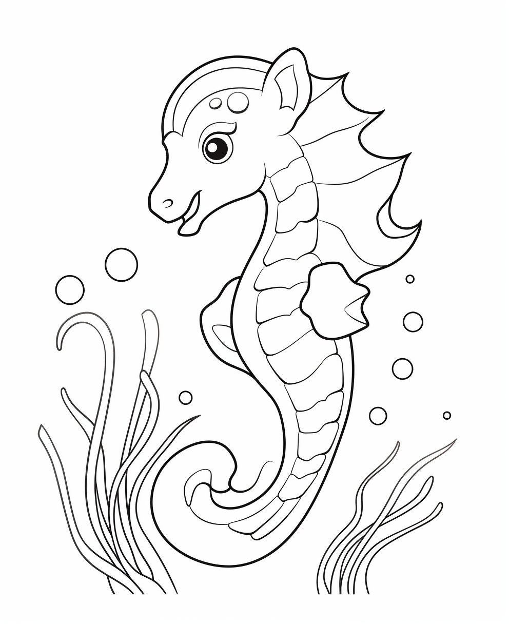 Printable Ocean Animal Flashcard + Free Colouring Book - English ...