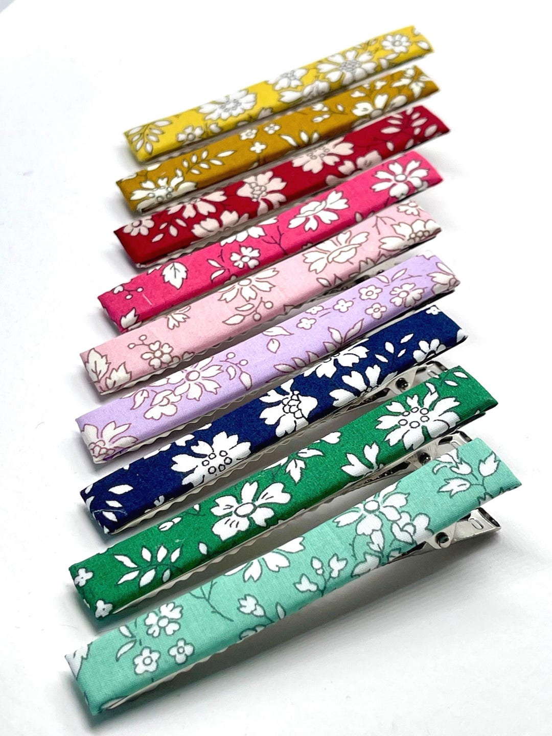 Large Crocodile Clip, Liberty Fabric Crocodile Clip, Fringe Clip, Capel ...