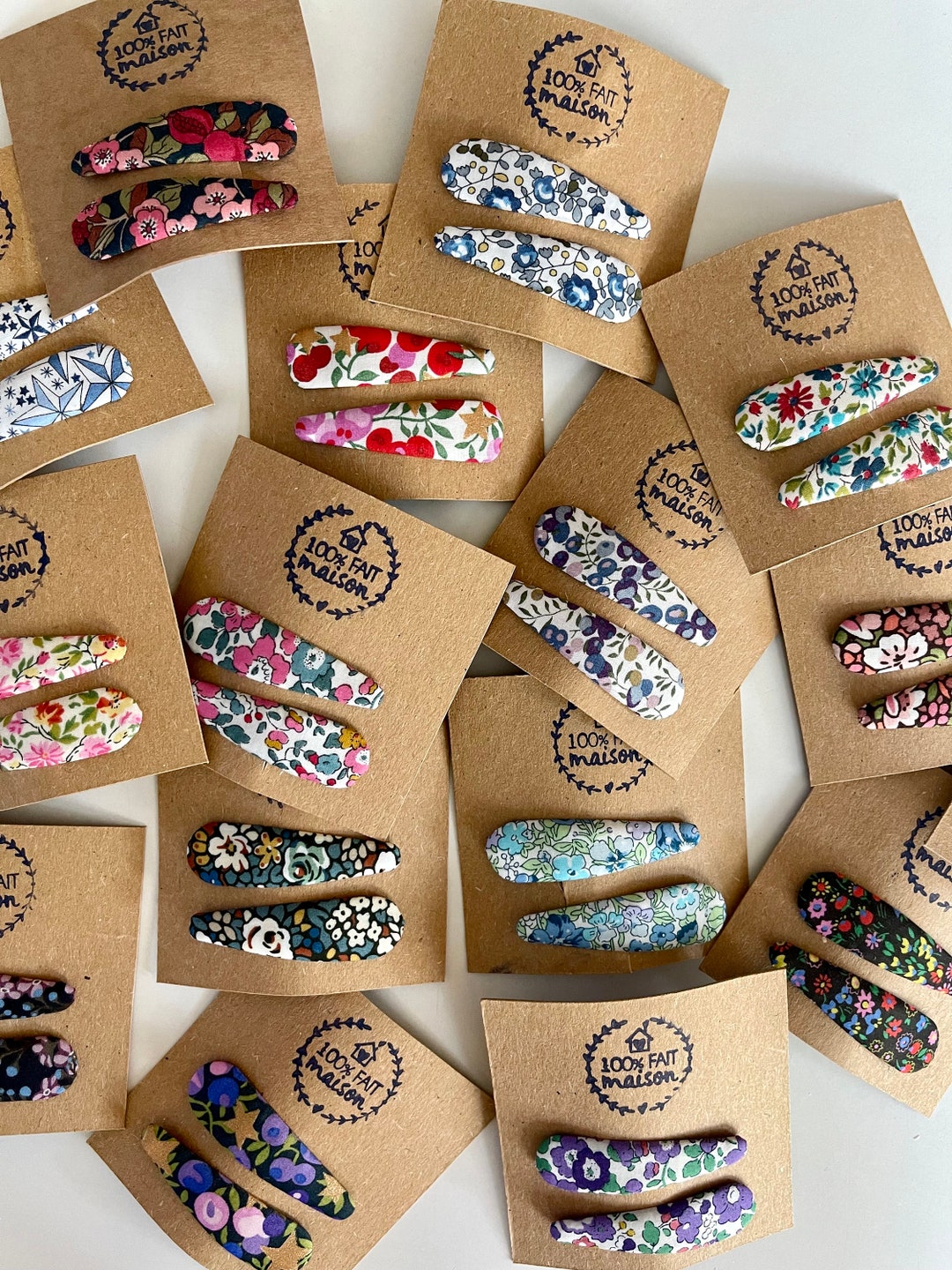 Girls' Barrettes, Liberty Barrettes, Click-clack Barrettes, Hair ...