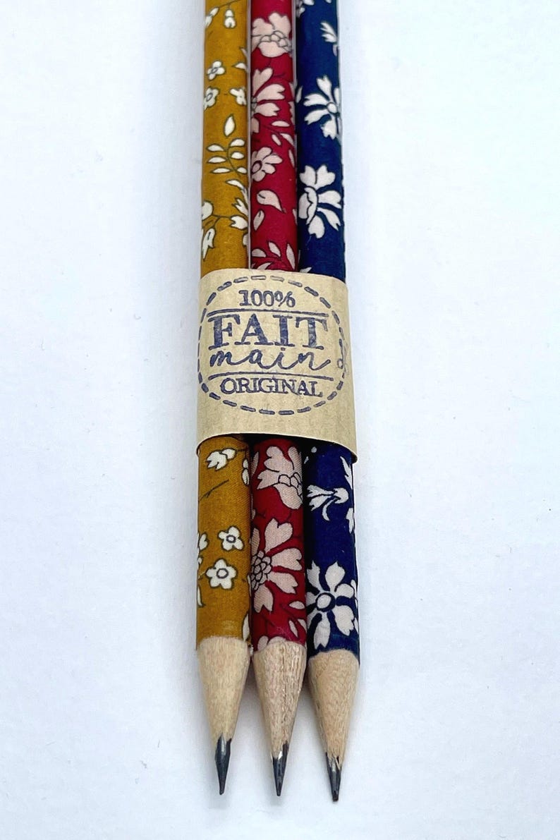 Liberty Pencils, Beautiful Pencils, Liberty of London Gift, Liberty of ...