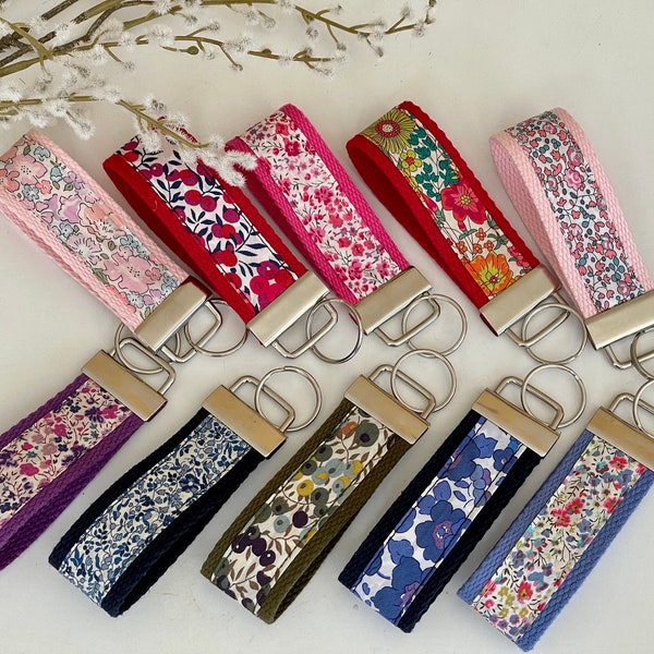 Fabric Key Ring - Etsy
