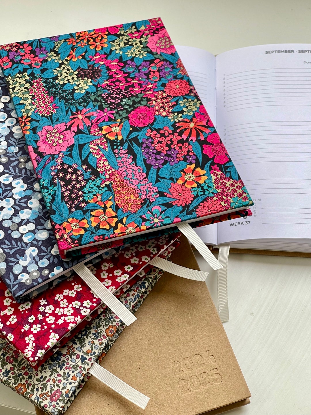 Weekly Diary 2024/2025, Liberty of London Fabric Diary, Student Diary ...