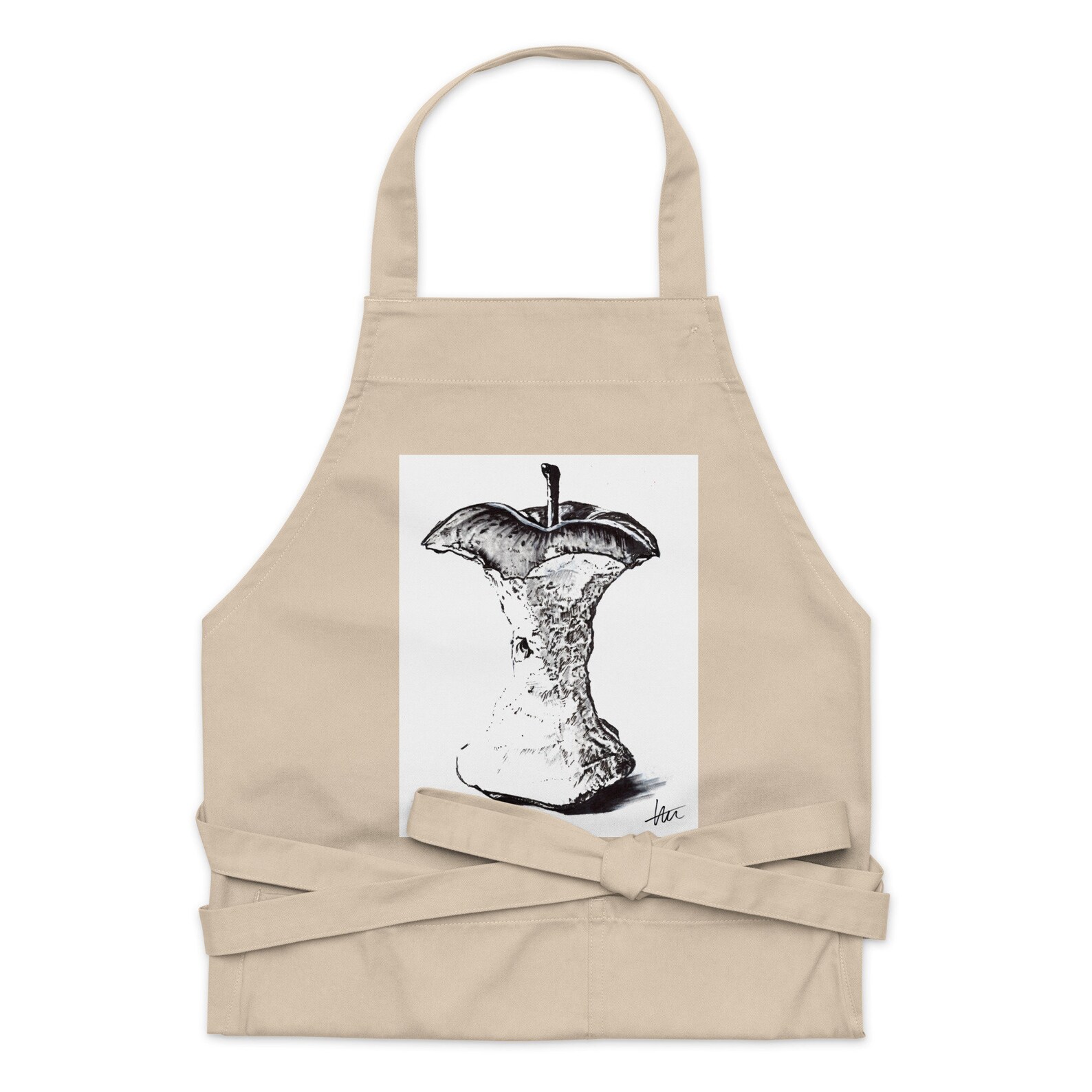 Apple Organic Cotton Apron - Etsy