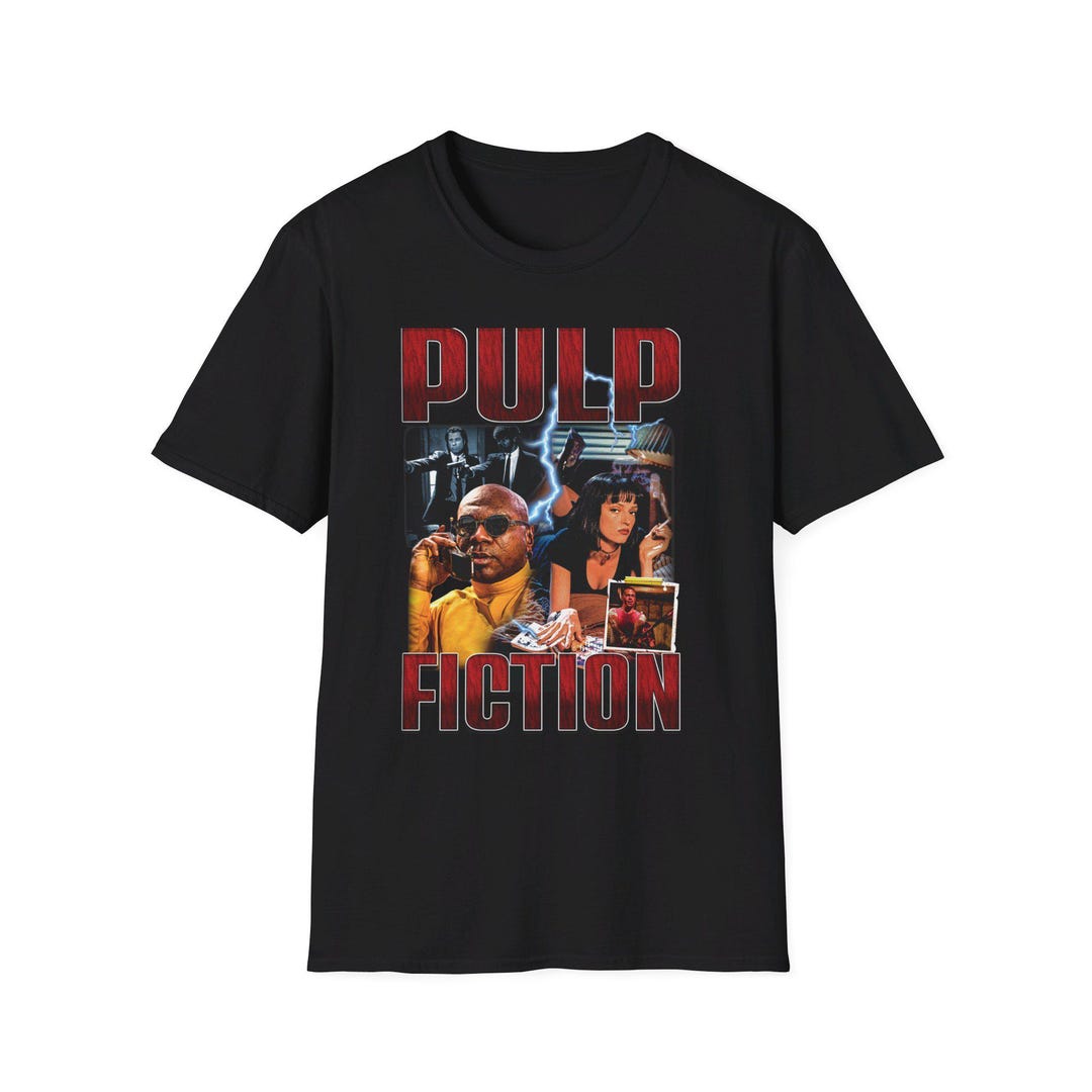 Vintage Pulp Fiction Hoodie, Retro 90s Movie Sweatshirt, Unisex ...