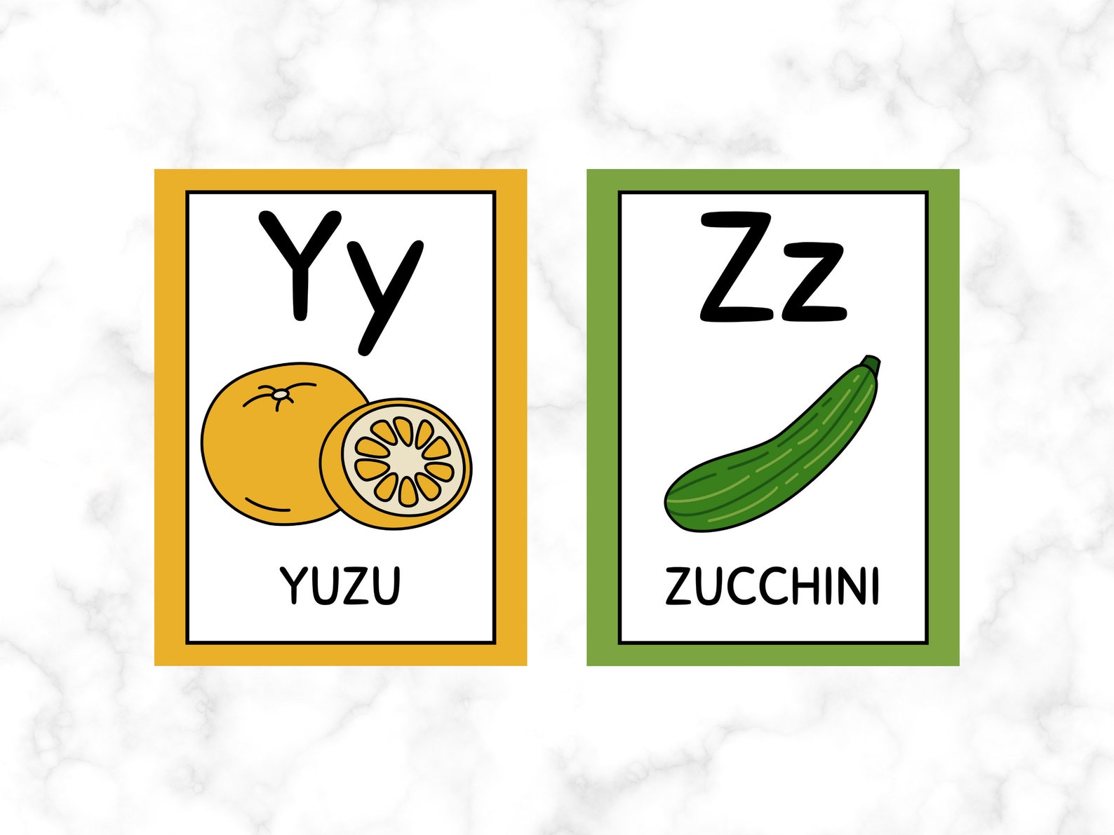 Printable Alphabet Flash Cards, Classroom Decor Printable, ABC Flash ...