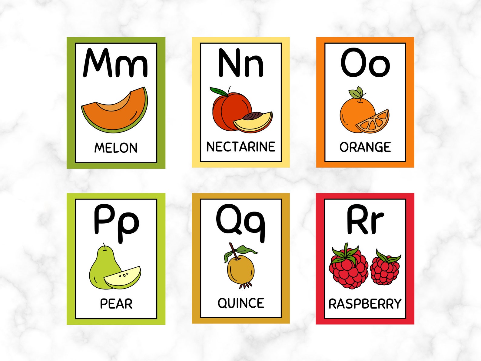 Printable Alphabet Flash Cards, Classroom Decor Printable, ABC Flash ...