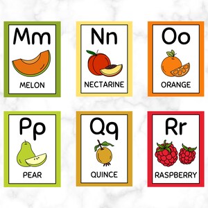 Printable Alphabet Flash Cards, Classroom Decor Printable, ABC Flash ...