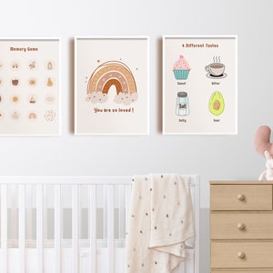 Boho Educational Poster for Toddlers and Kids Playroom Decor Printable ...