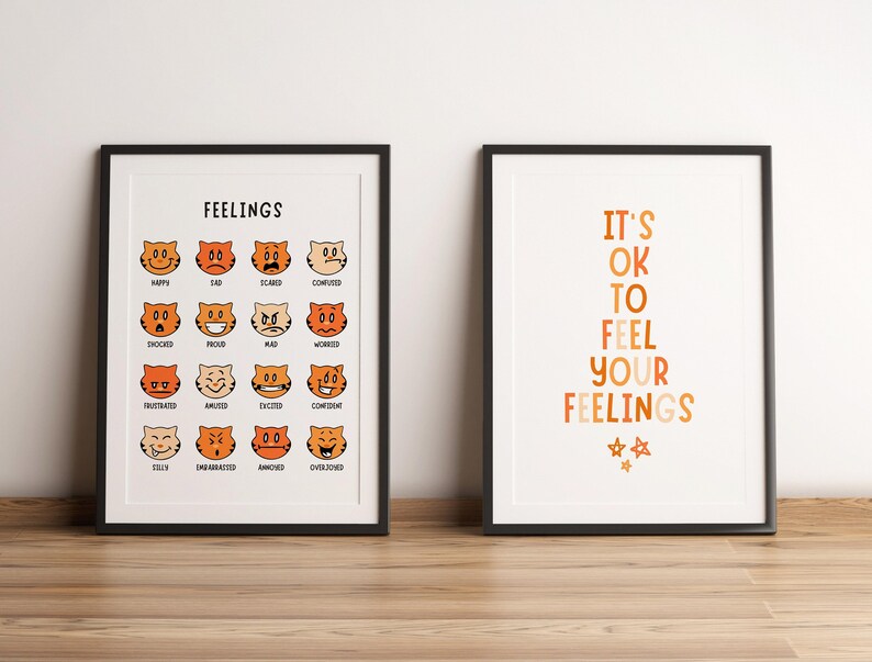 Feelings Poster, Emotion Poster, Feelings Chart, Educational Posters ...