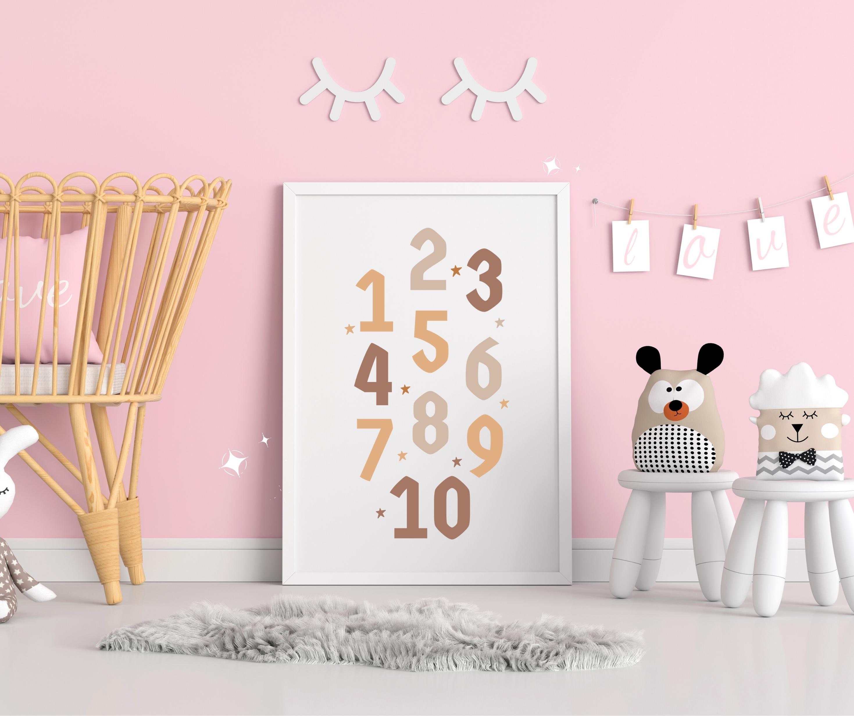 Boho Educational Poster for Toddlers and Kids Playroom Decor Printable ...