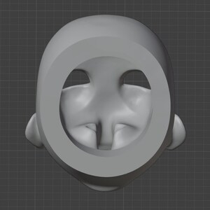 3d Digital File Kid Head for Bjd Doll for 3d Printing STL/OBJ Files ...