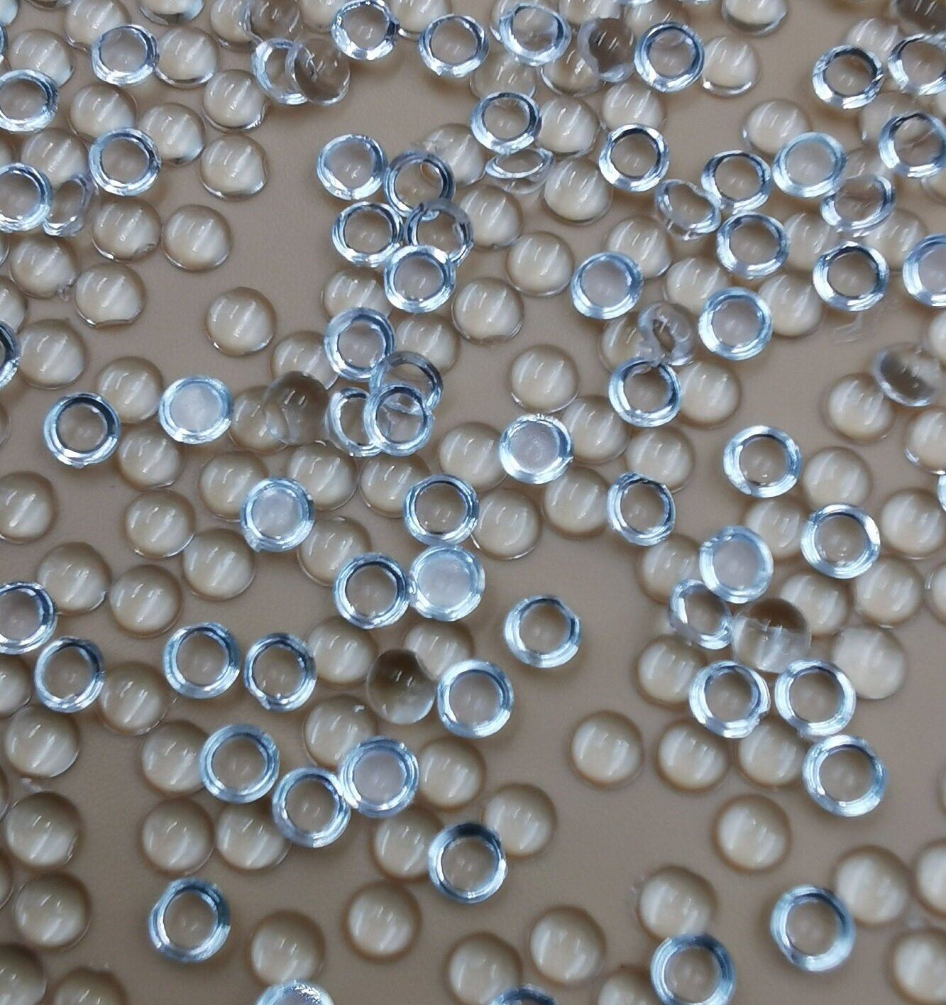 Cabochon 3 Mm /0.12 Inches Round Clear Eye Caps for Tiny - Etsy