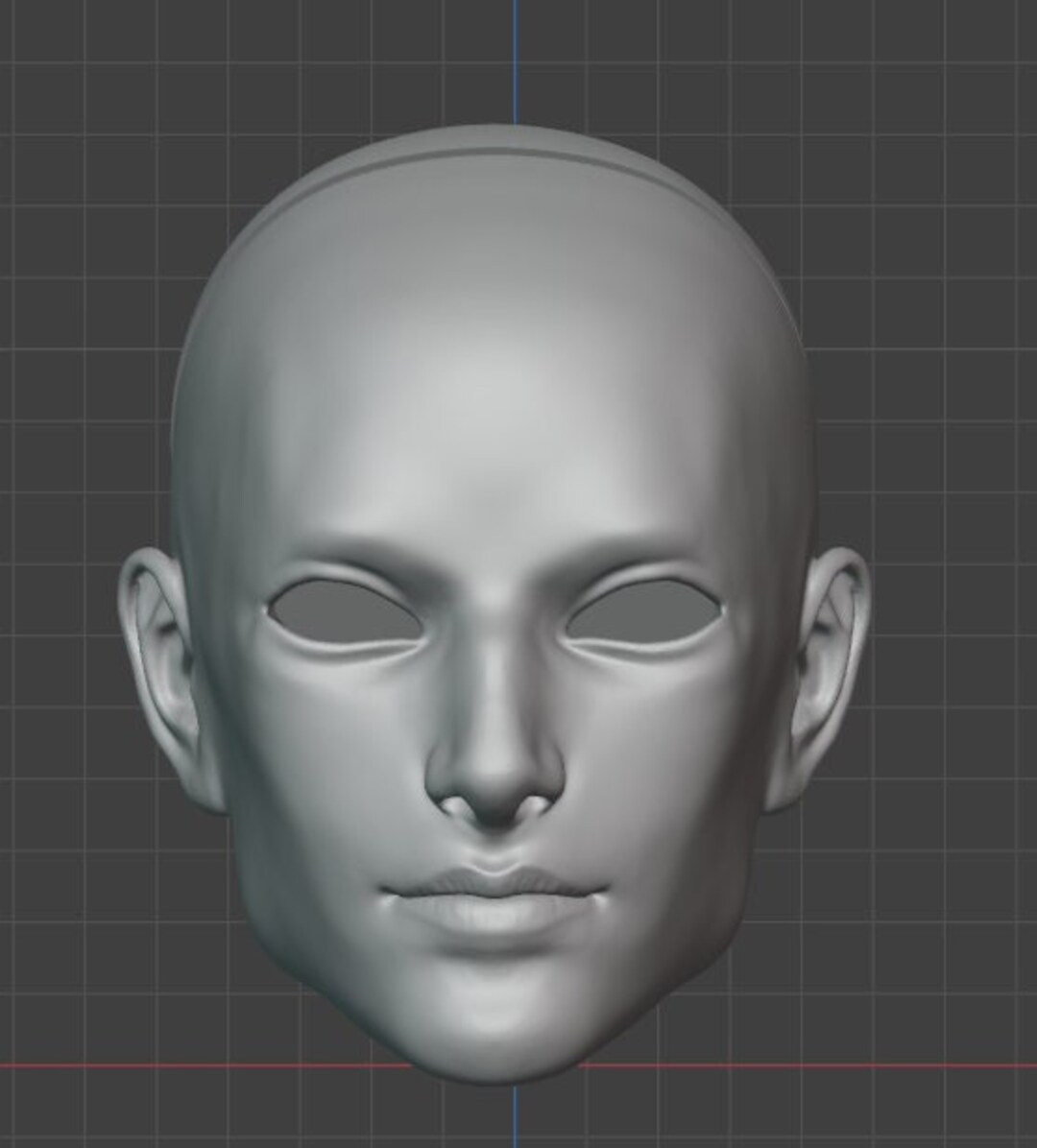 3d Model Man Head for Bjd Doll for 3d Printing STL/OBJ Files, Digital ...