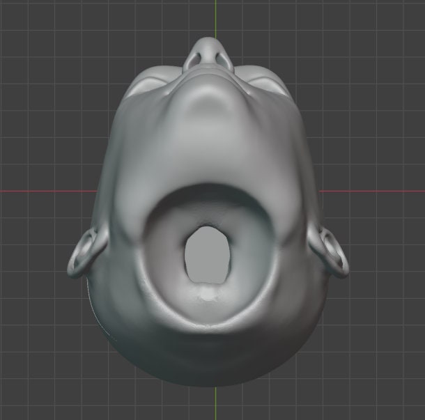 3d Model Man Head for Bjd Doll for 3d Printing STL/OBJ Files, Digital ...