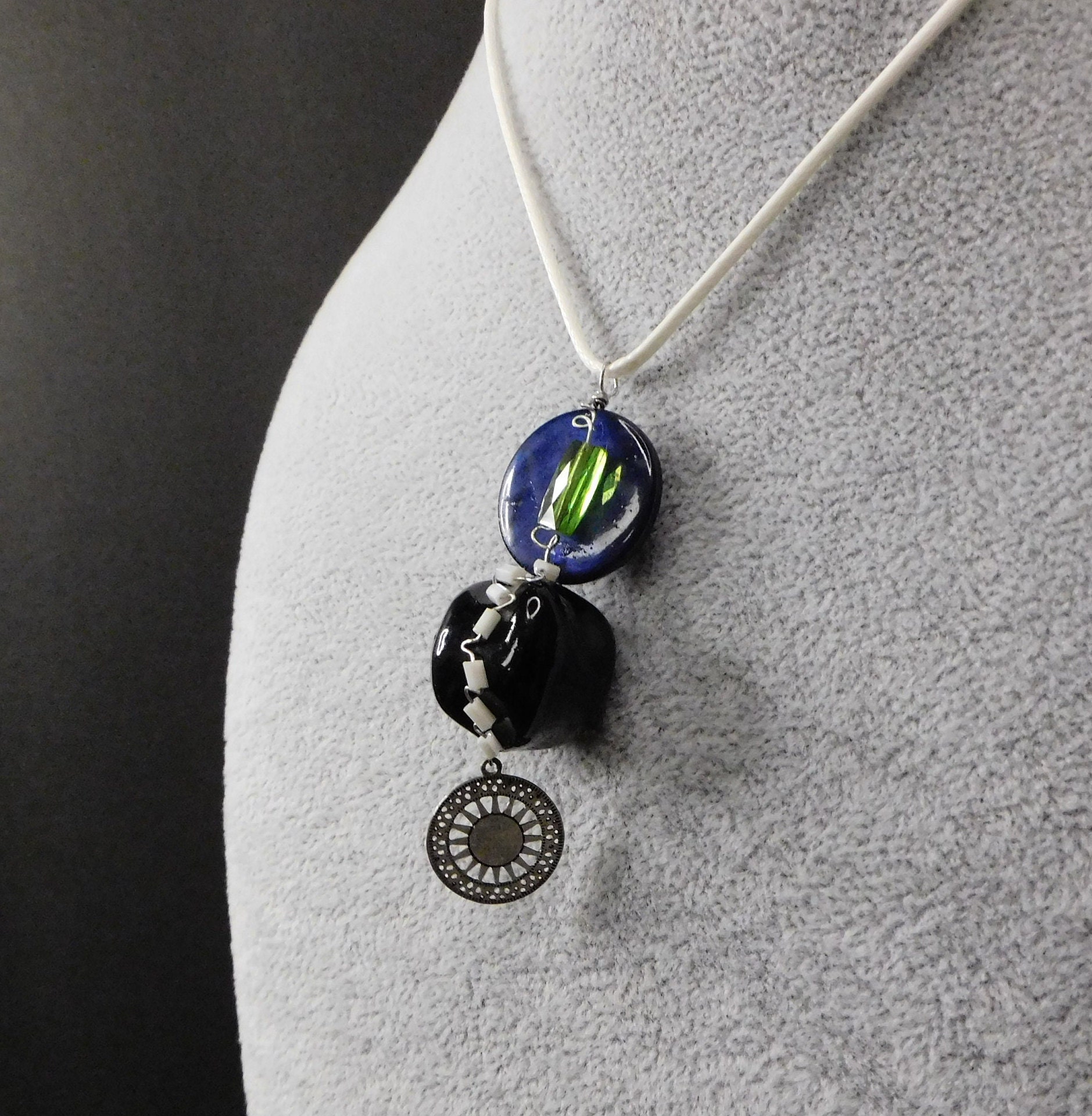 Wired Wrapped Celestial Rift Pendant Necklace Jewelry Accessories - Etsy