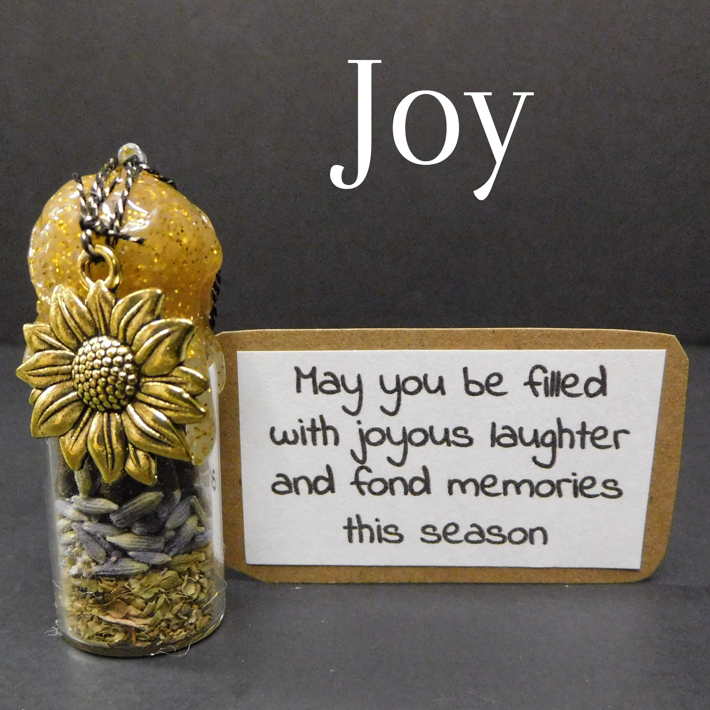 Wish Vial Ornament Witches Yule Spell Bottle Christmas Decoration Gift ...