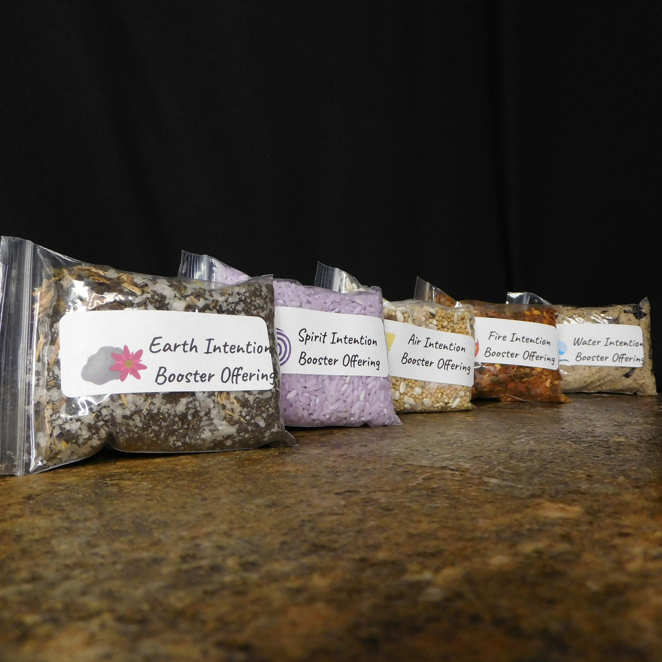 Air, Earth, Fire, Water and Spirit Altar Spell Tool Shrine Offering ...