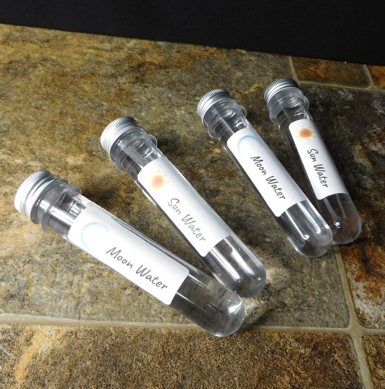 Sun and Moon Water Set Altar Spell Tool Shrine Offering Powerful ...