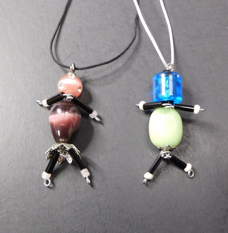 Character Dancers Kids Bead Pendants Two Piece Gift Set Necklace ...