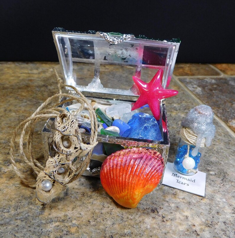 Mystery Surprise Ocean Crystal Confetti Treasure With Wire Wrapped ...