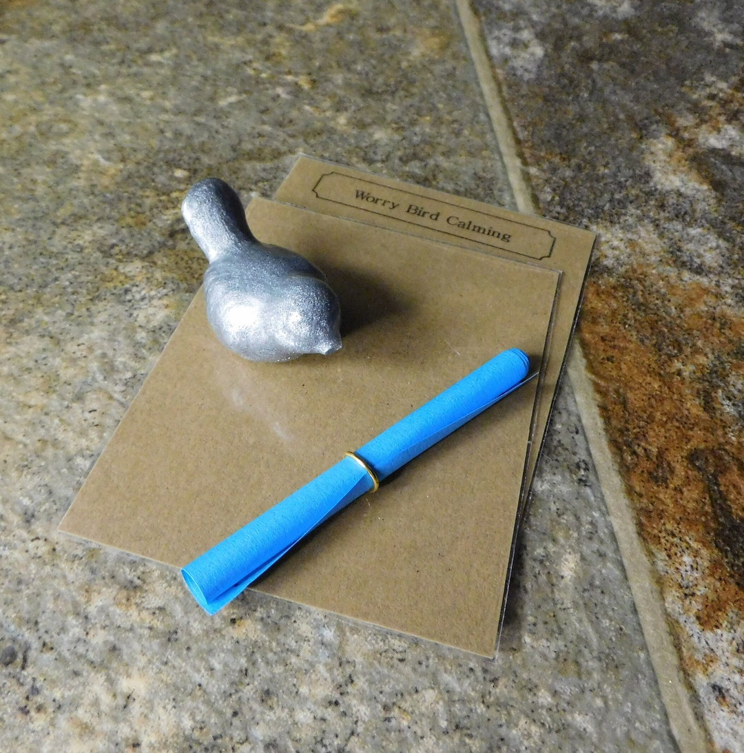 Worry Bird Resin Spell Kit Spiritual Magic Antistress Calming Wiccan ...
