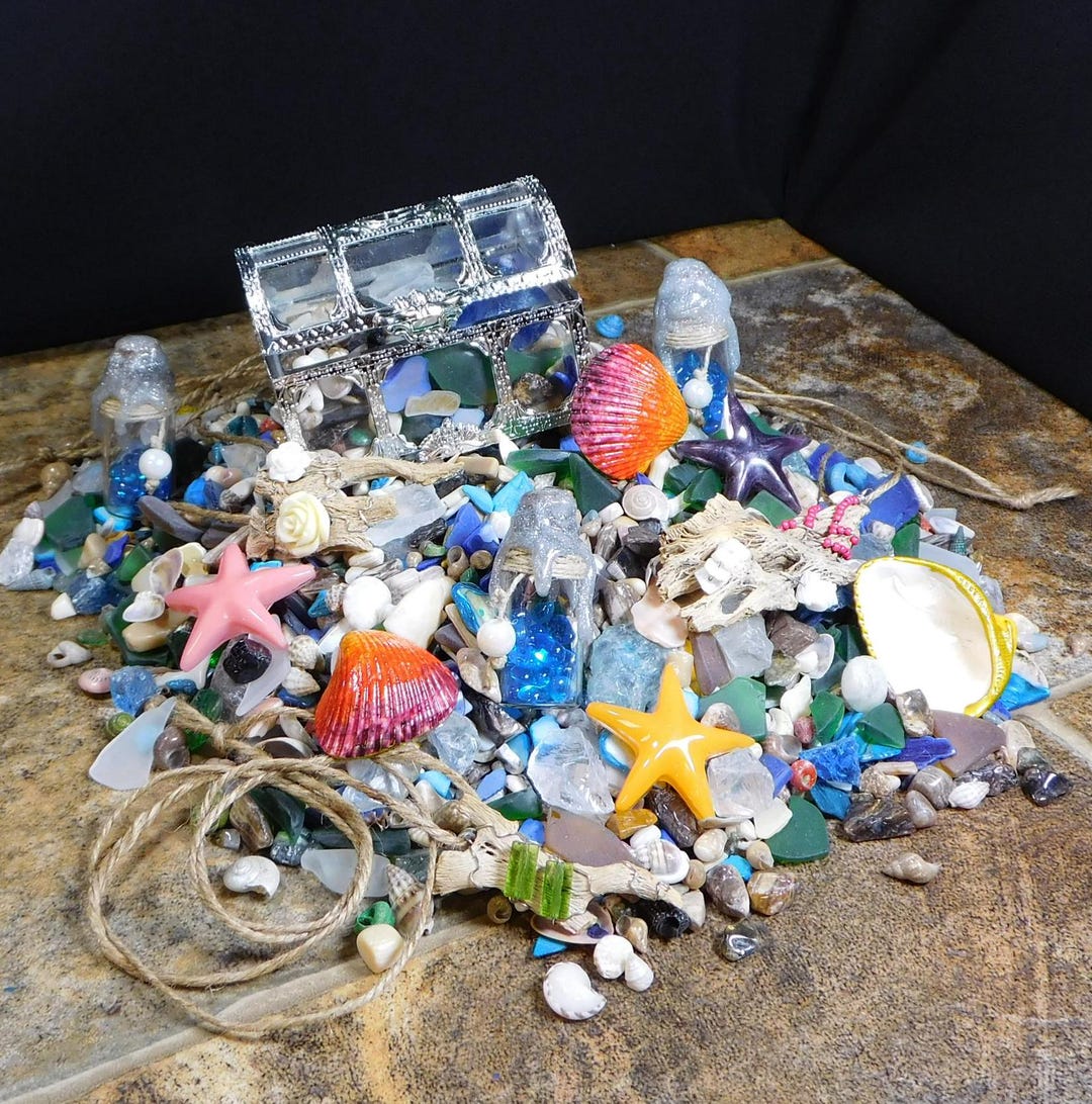Mystery Surprise Ocean Crystal Confetti Treasure With Wire Wrapped ...
