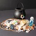 Mystery Surprise Crystal Confetti Cauldron With Wire Wrapped Pendants ...