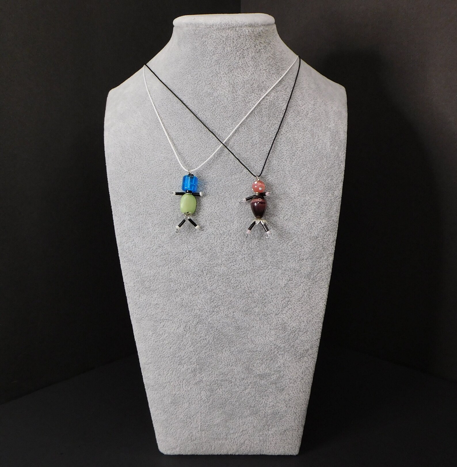 Character Dancers Kids Bead Pendants Two Piece Gift Set Necklace ...
