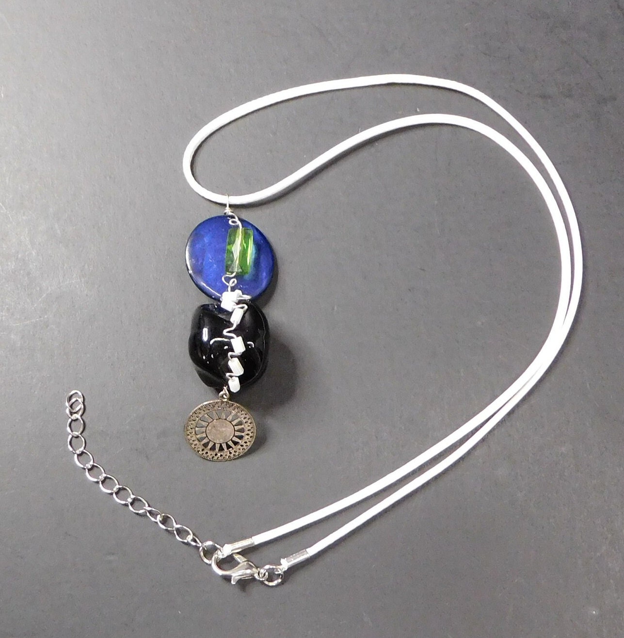 Wired Wrapped Celestial Rift Pendant Necklace Jewelry Accessories - Etsy