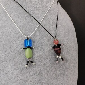 Character Dancers Kids Bead Pendants Two Piece Gift Set Necklace ...