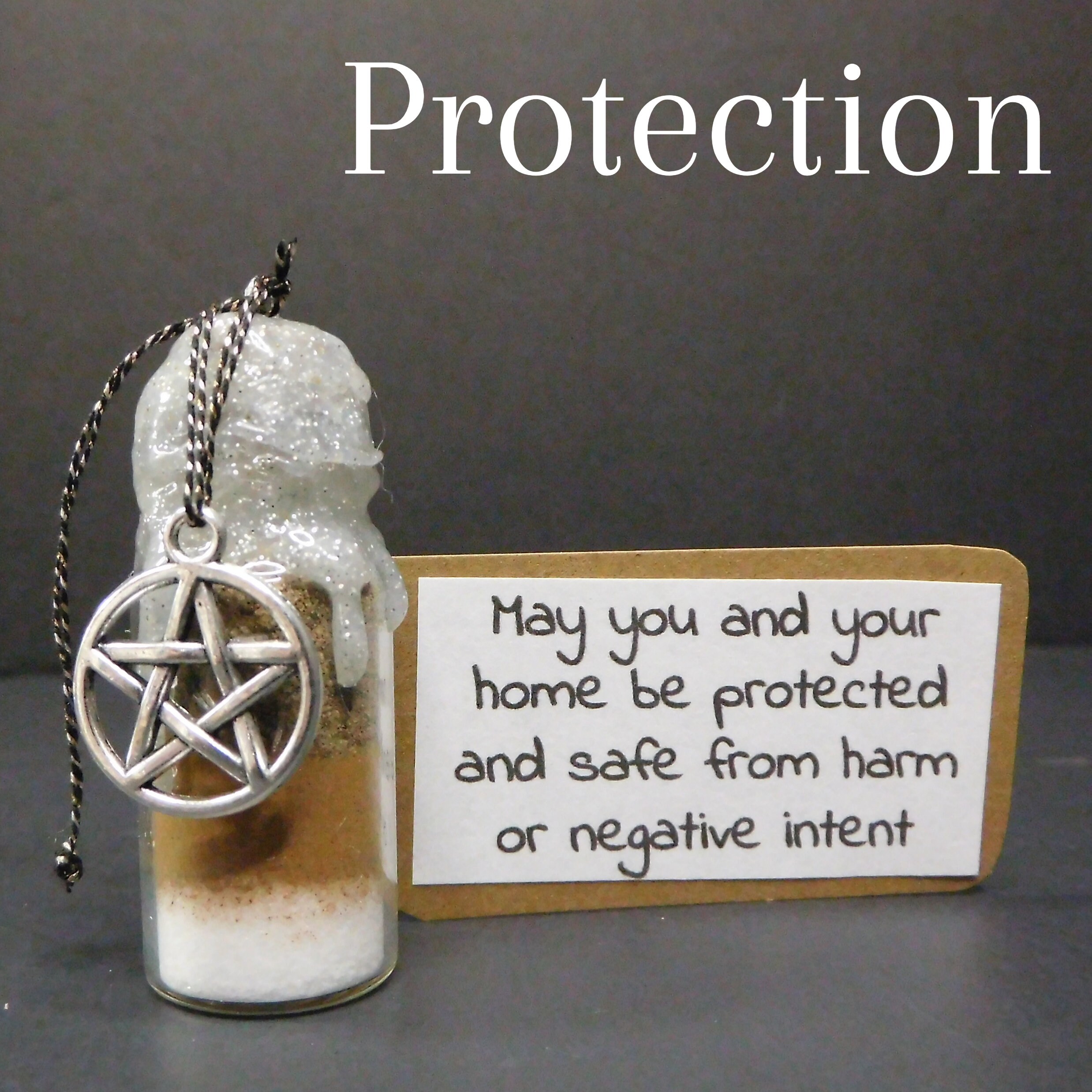 Wish Vial Ornament Witches Yule Spell Bottle Christmas Decoration Gift ...
