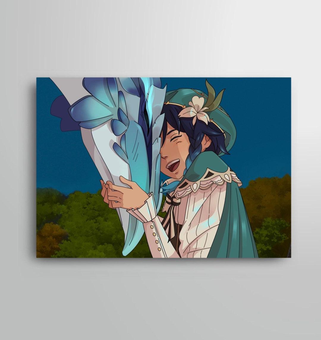 Venti Genshin Impact Studio Ghibli Art Style Instant Digital Download - Etsy