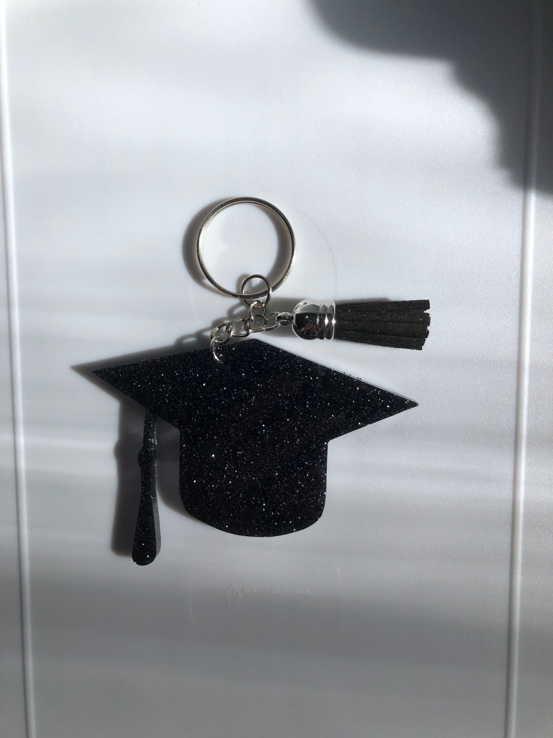 Graduation Cap Black Glitter - Etsy