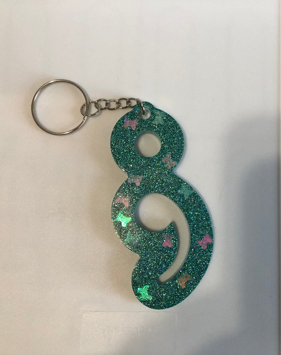 Dark Teal With Butterflies Semicolon - Etsy