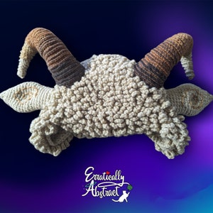 Crochet Goat Ram Horn Beanie Hat Wig Costume Role Play - Etsy