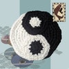 Yin Yang Granny Square Crochet Pattern: Boho Motif (digital PDF Only ...