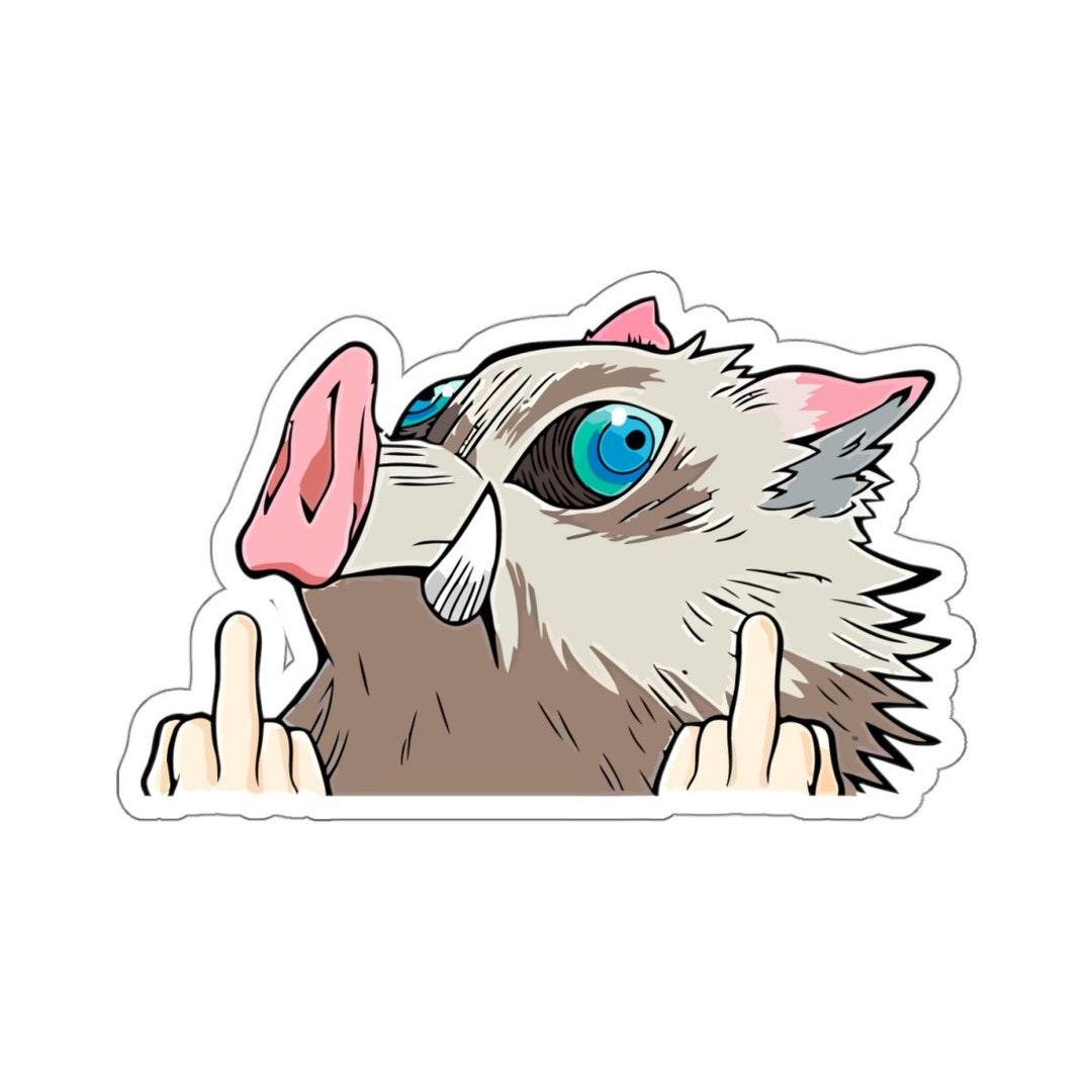 Inosuke Inspired Kiss-cut Stickers - Etsy